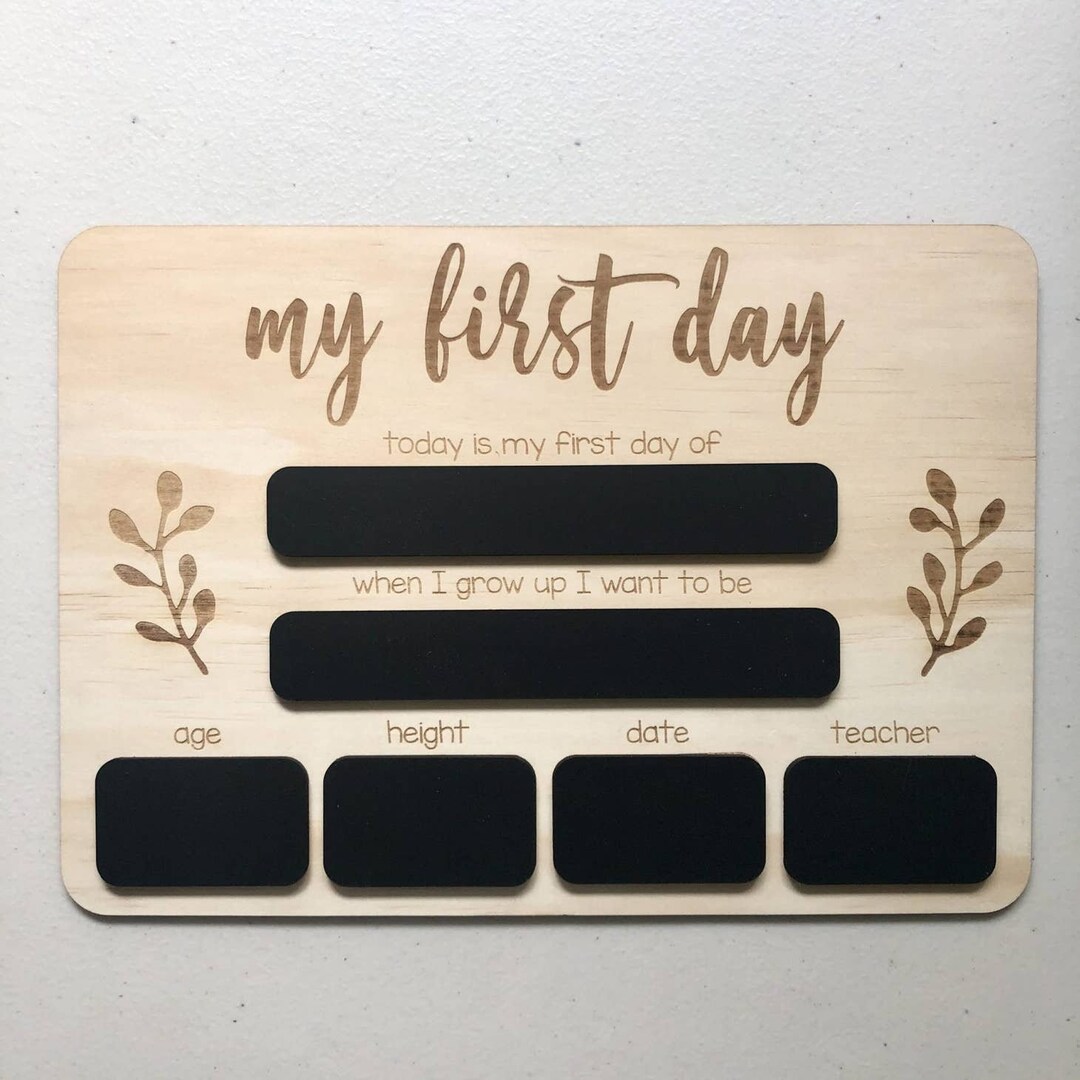 First Day of School Boards - Etsy