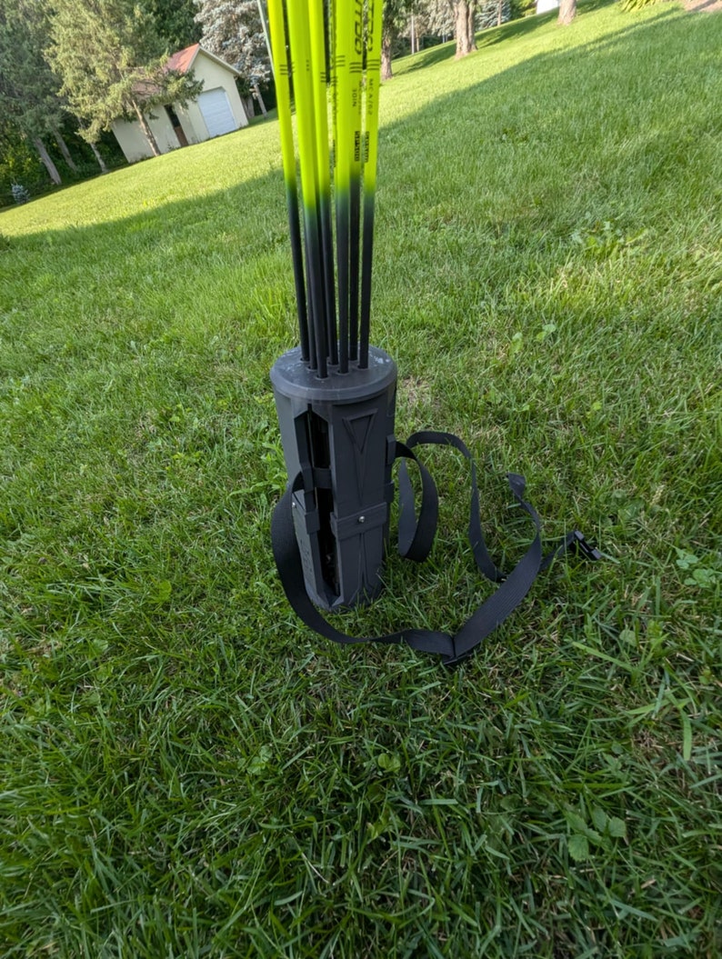 Archery Hip Quiver Arrow Storage, 3D Printed, Hard Plastic, Useful ...