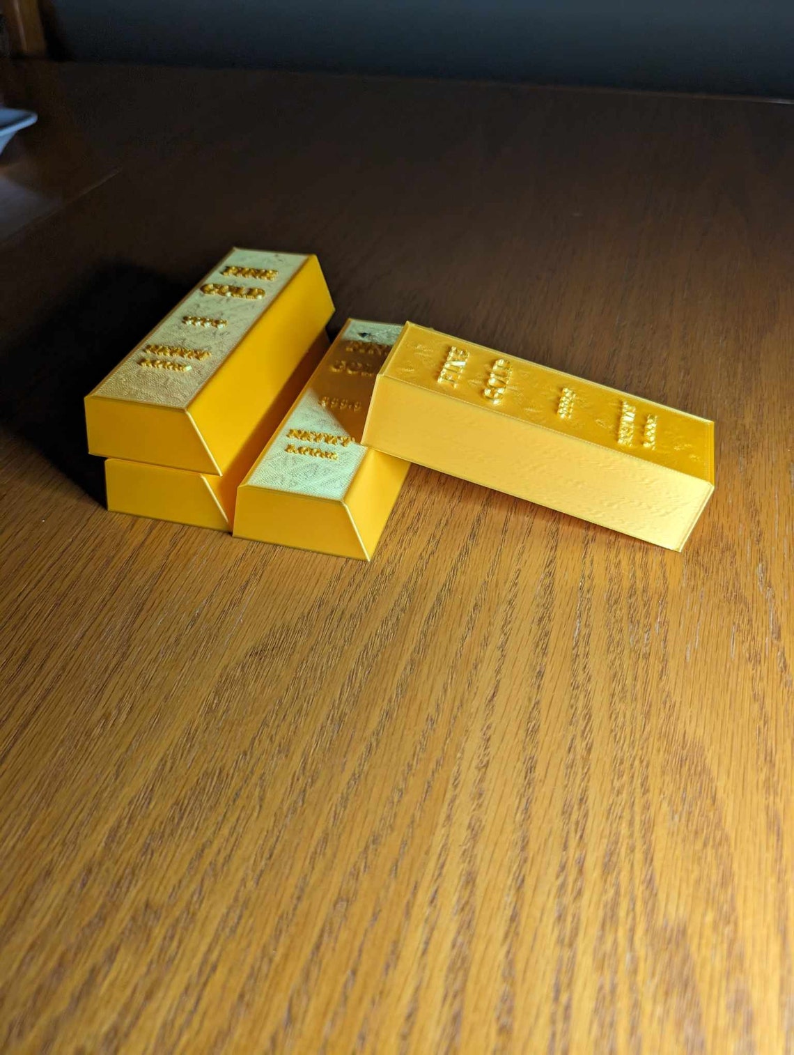 Gold Bar Cosplay Prop, 3D Printed, Realistic, Golden, Prop, Roleplay ...