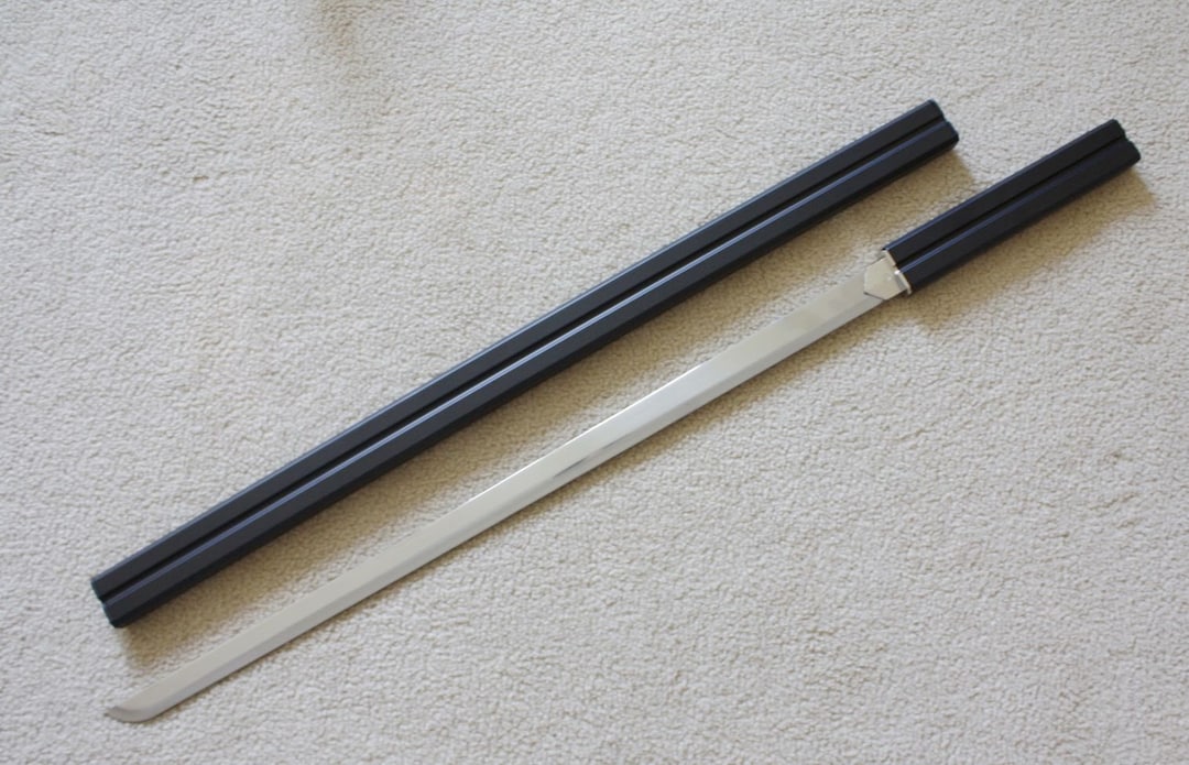 S1602 Anime Naruto Sasuke Kusanagi No Tsurugi Sword 39 With Central ...