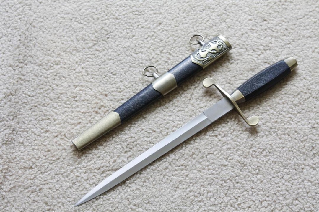 S0811 Cold War Soviet Union Russian Navy Dagger Knife Sword 13.8 Brass ...