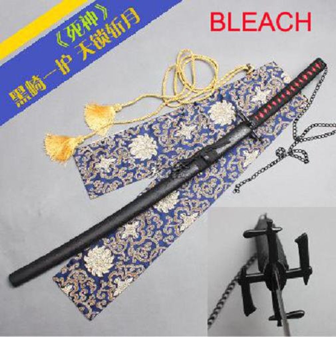 S4190 Anime Bleach Ichigo Kurosaki Tensa Zangetsu Zanpakuto Sword 41 ...