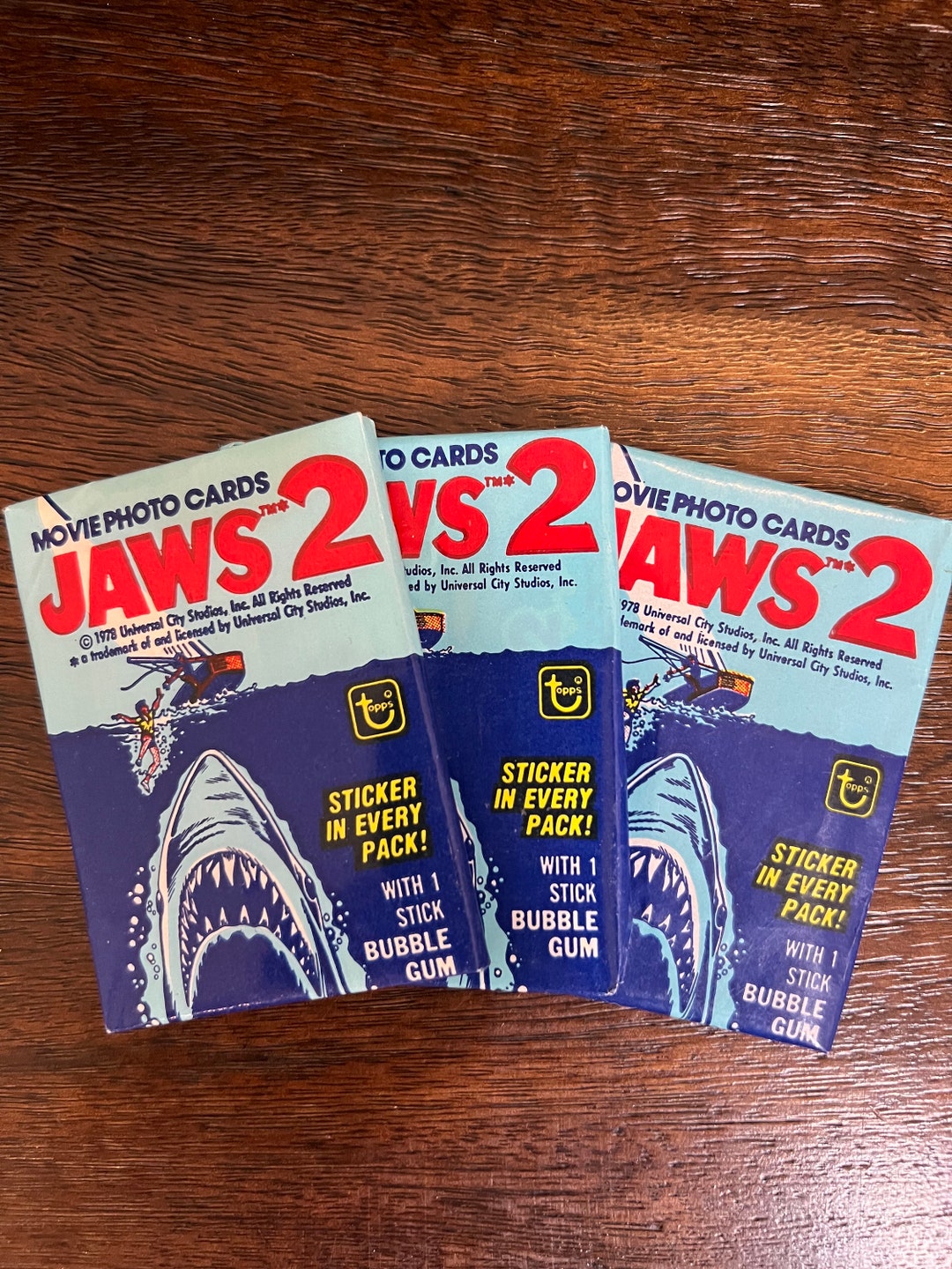Jaws 2 Trading Cards - Etsy