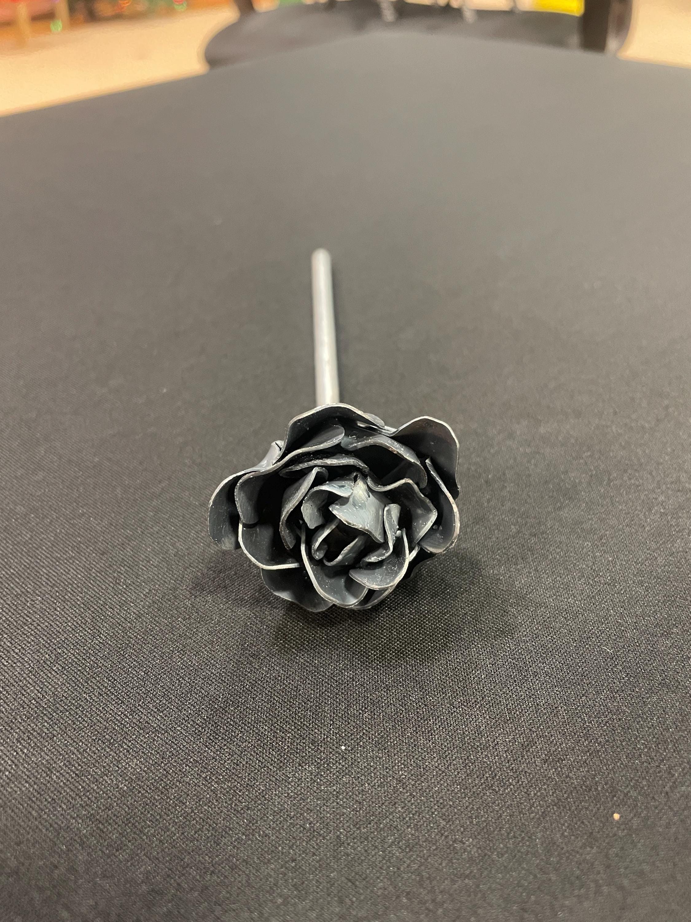 Mini Sheet Metal Rose - Etsy