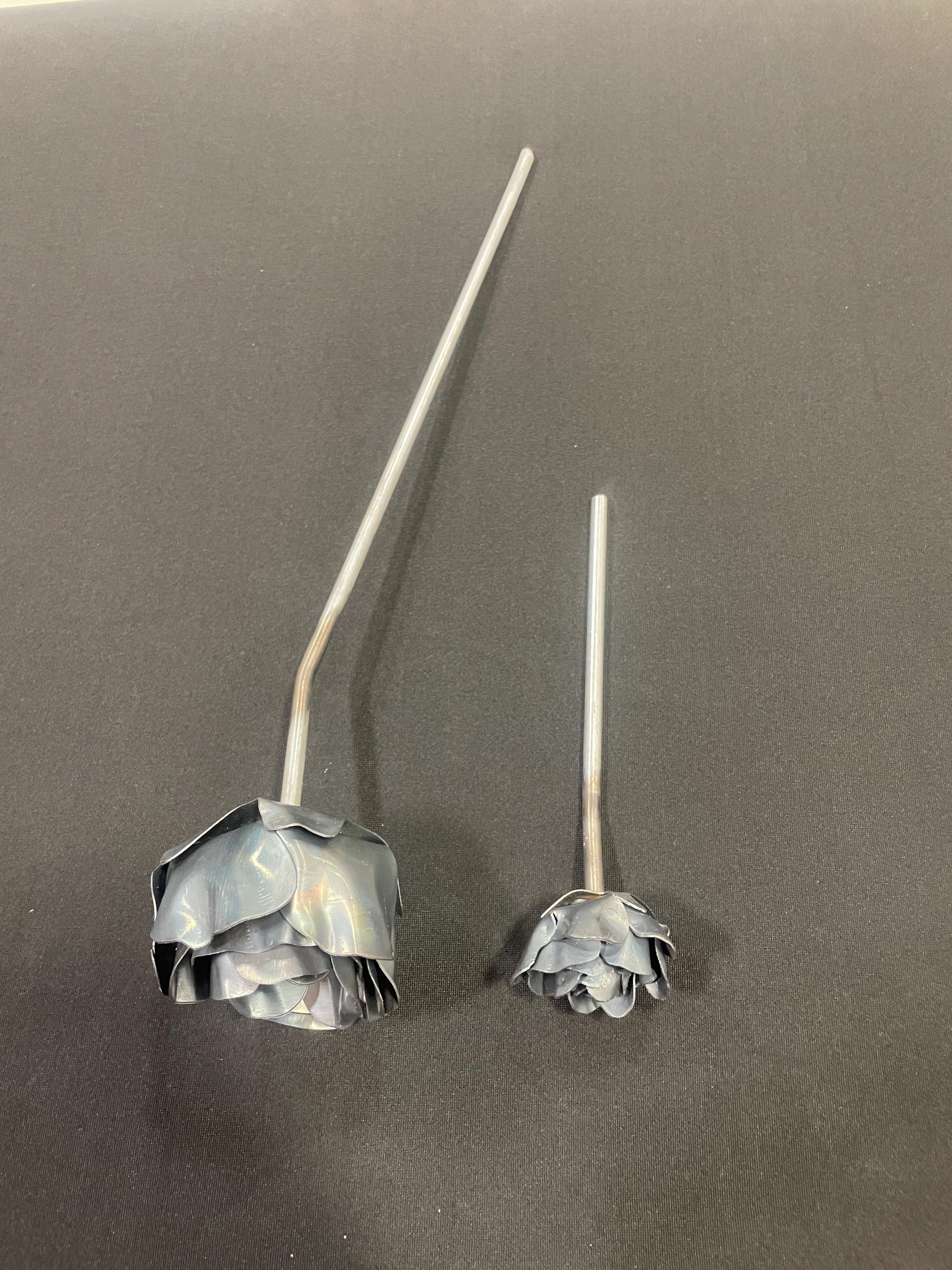 Mini Sheet Metal Rose - Etsy
