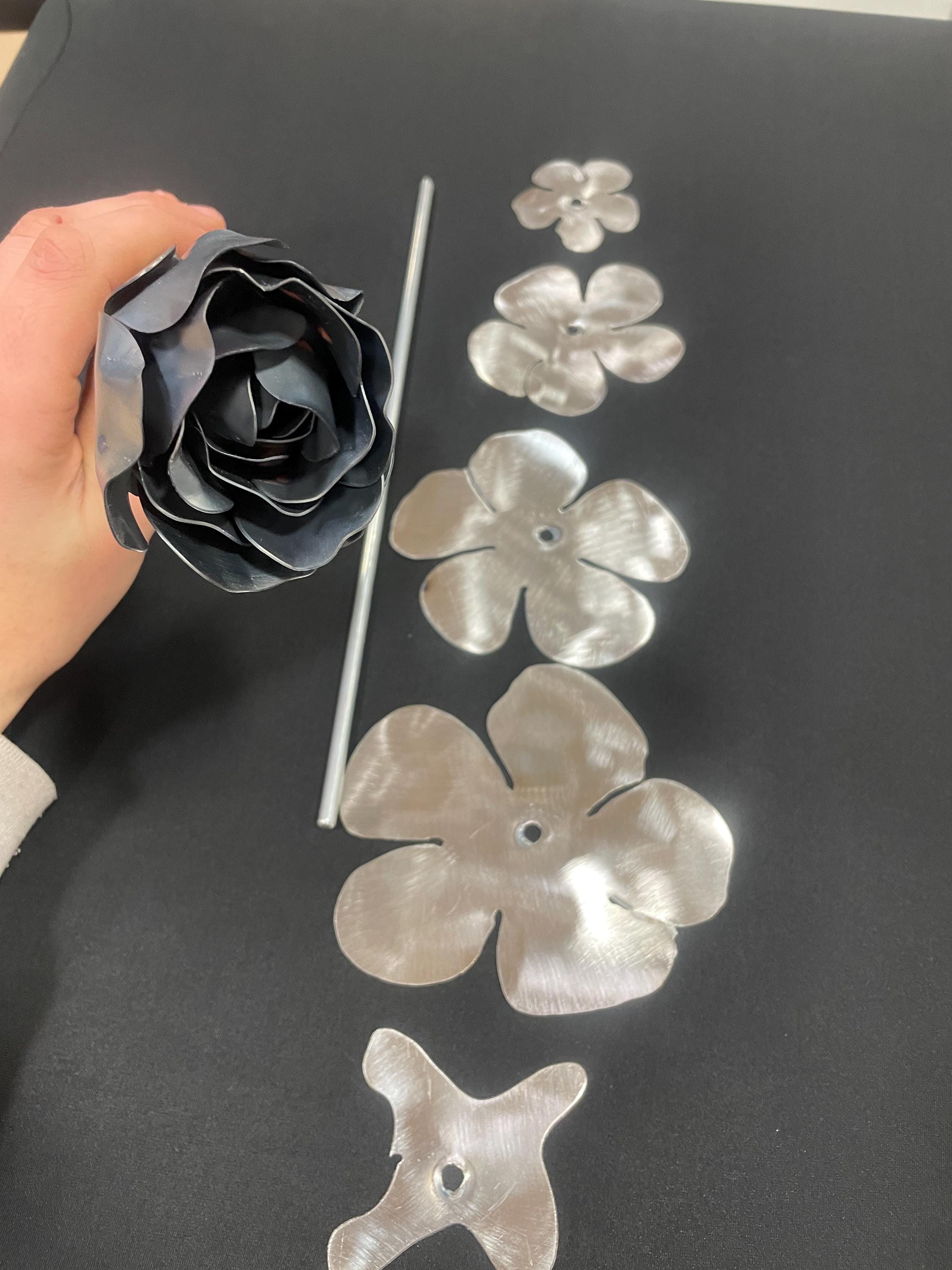 DIY Sheet Metal Rose - Etsy