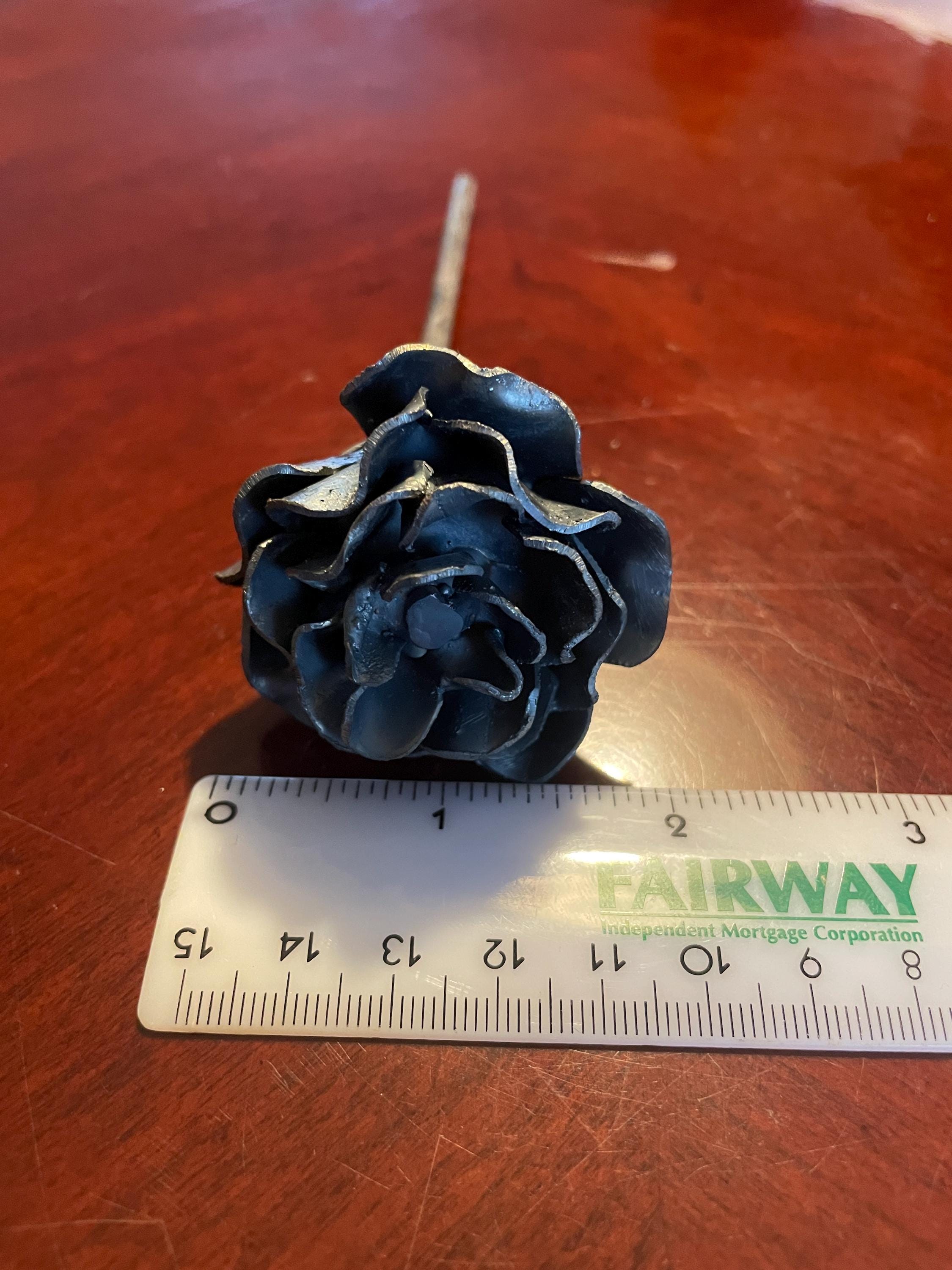 Mini Sheet Metal Rose - Etsy