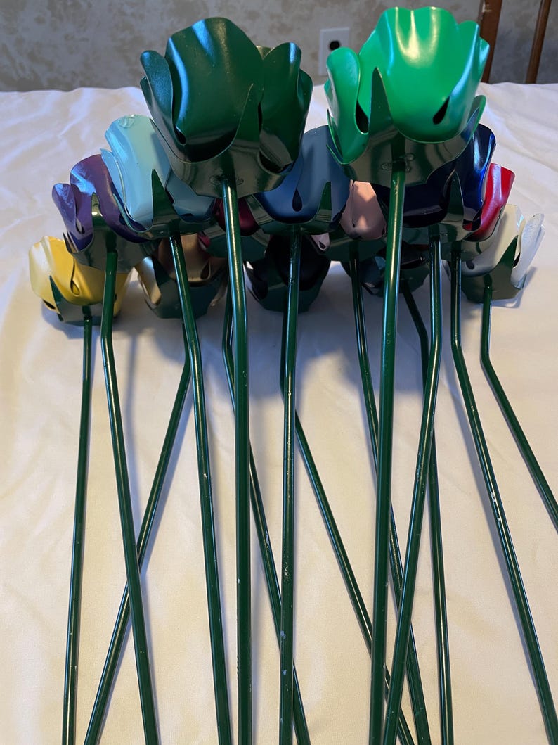 Sheet Metal Rose - Etsy