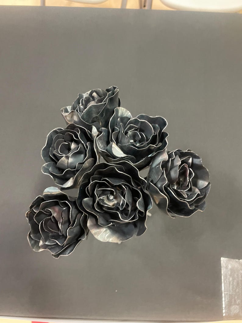 Sheet Metal Rose Bundles - Etsy