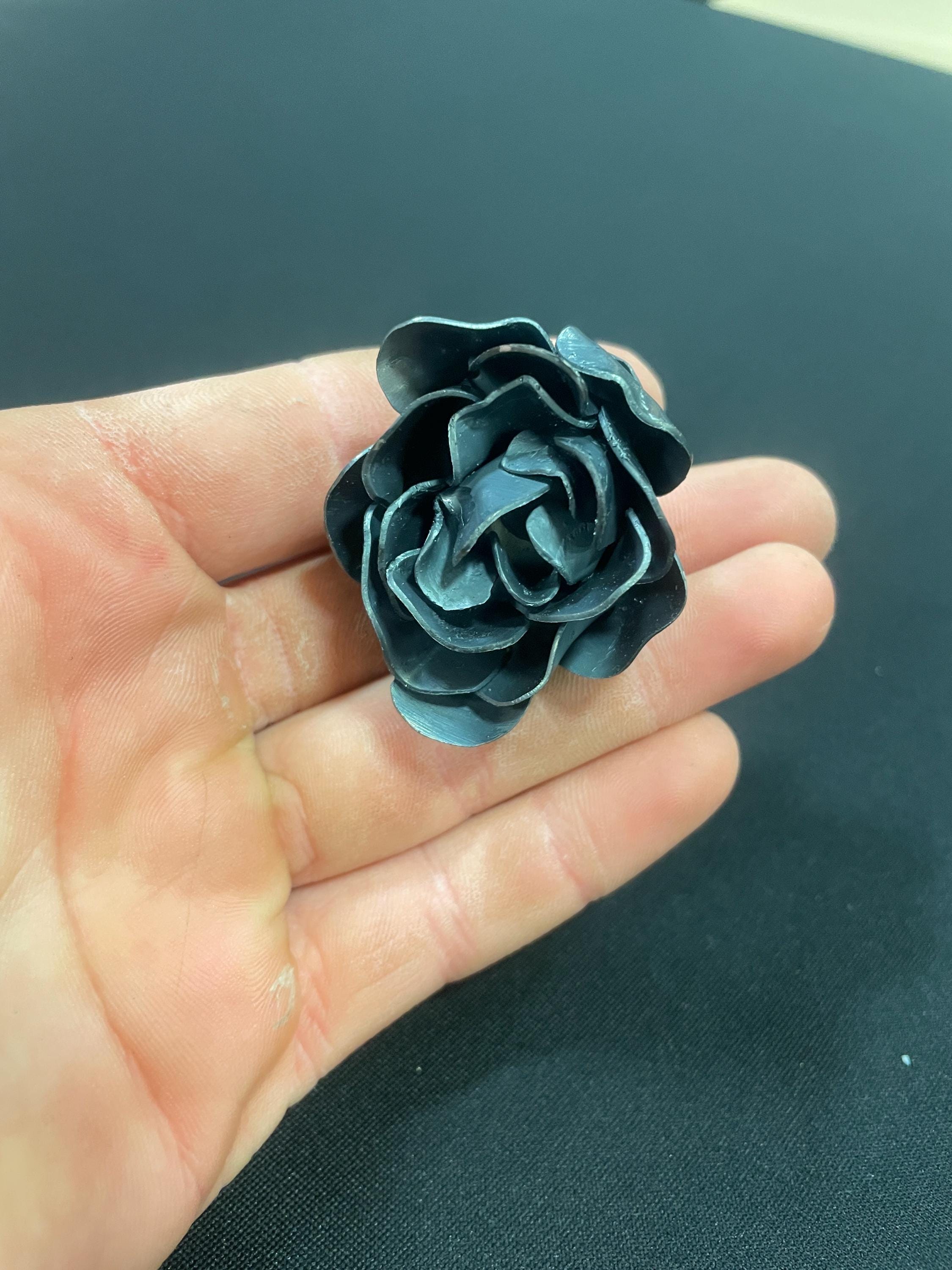 Mini Sheet Metal Rose - Etsy