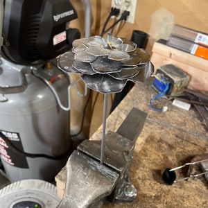 DIY Sheet Metal Rose - Etsy