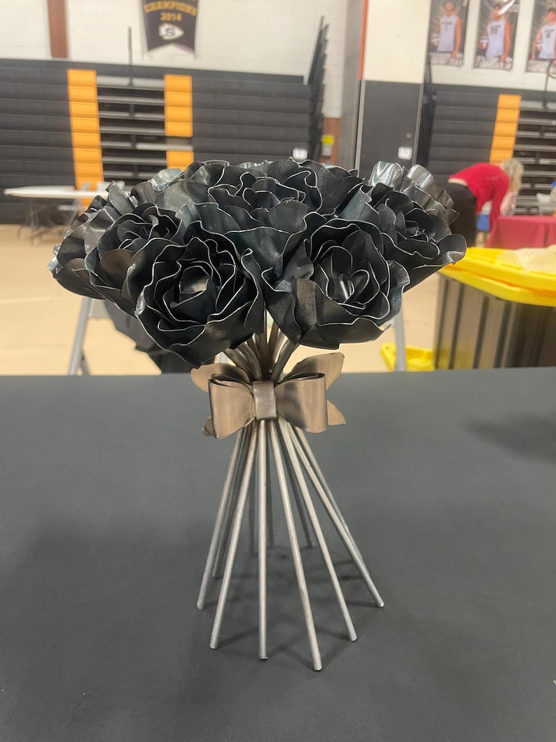 Sheet Metal Rose Bundles - Etsy