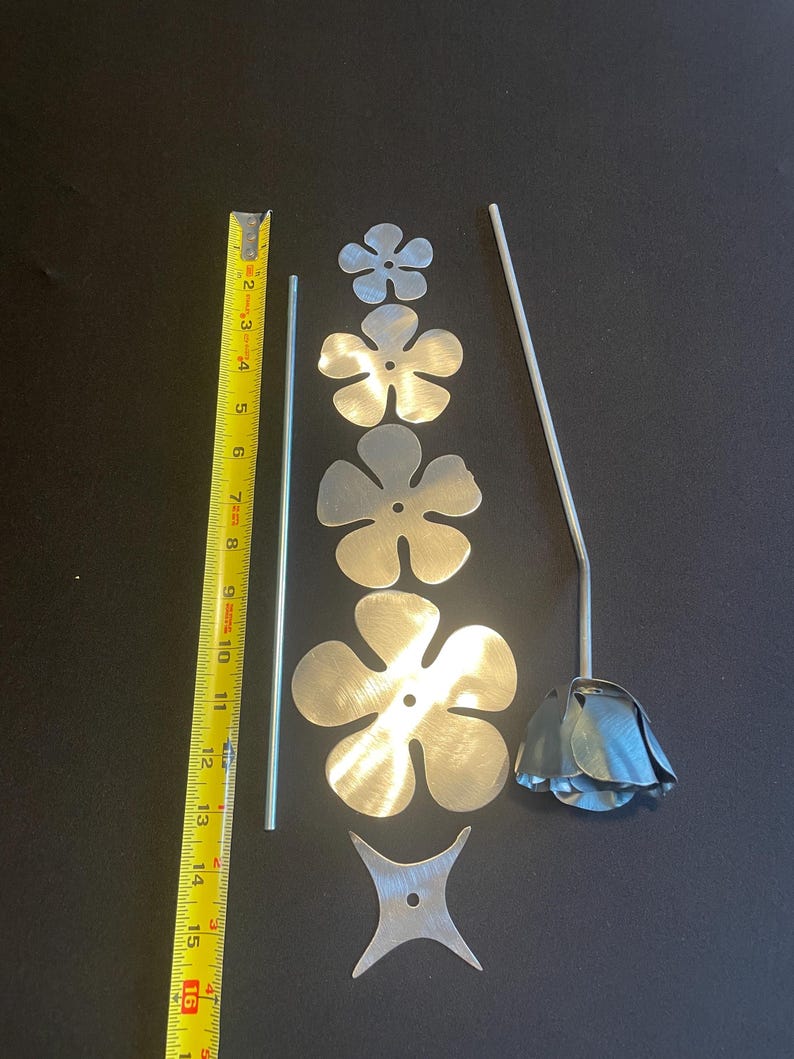 DIY Sheet Metal Rose - Etsy