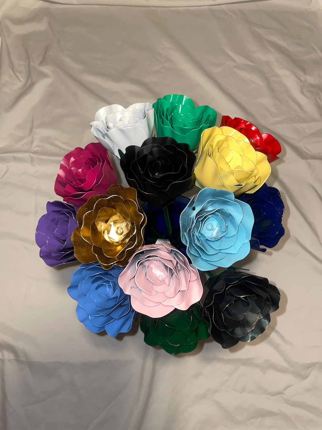 Sheet Metal Rose - Etsy