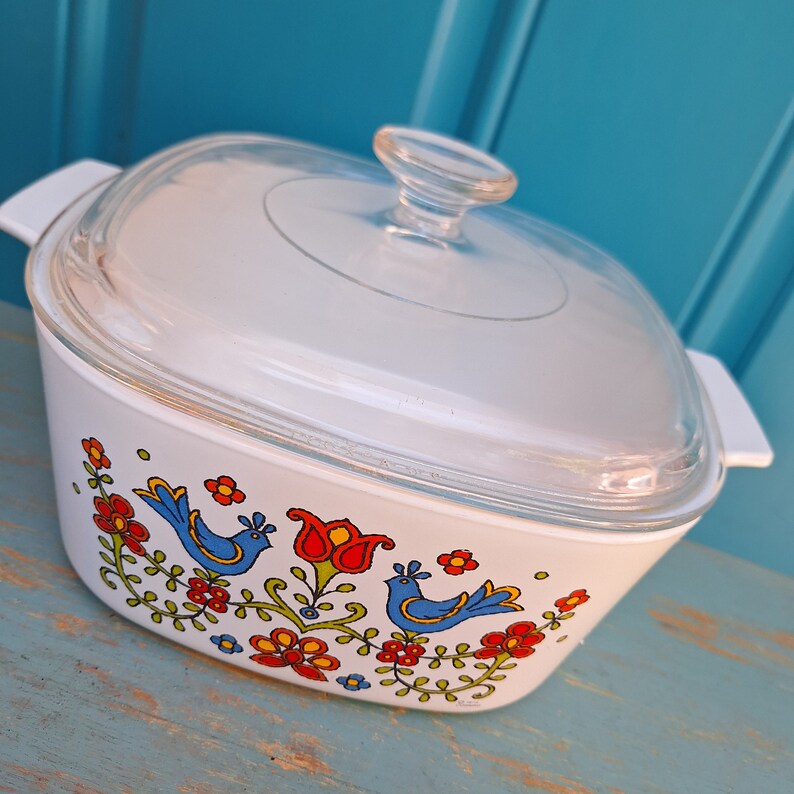 Corning Ware Country Festival Casserole Dish With Lid Cookware Set ...