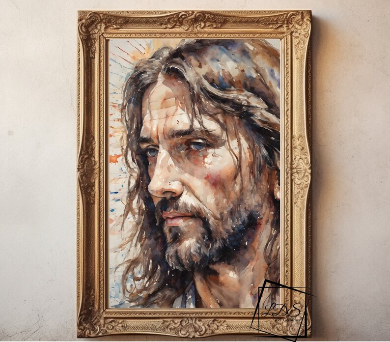 Jesus Portrait - the Great I Am - LDS Art - Christian Art - Missionary ...