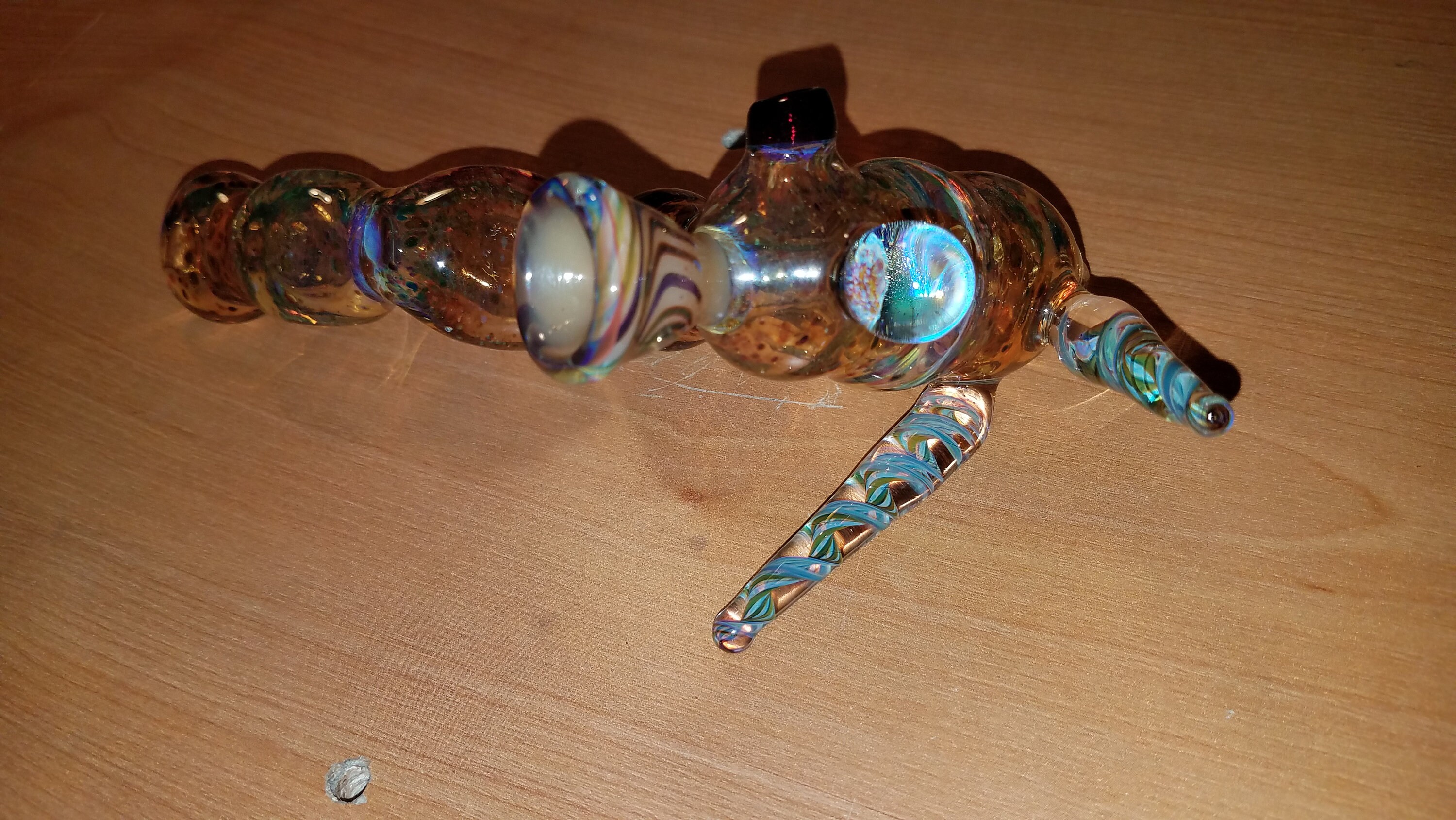 Zeus's Hammer Lightning Glass Hammer Pipe W/ Spikes - Etsy