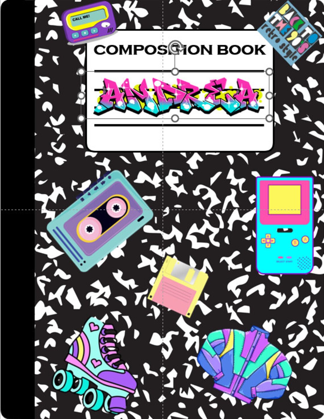 Binder Cover: 90s Theme - Etsy