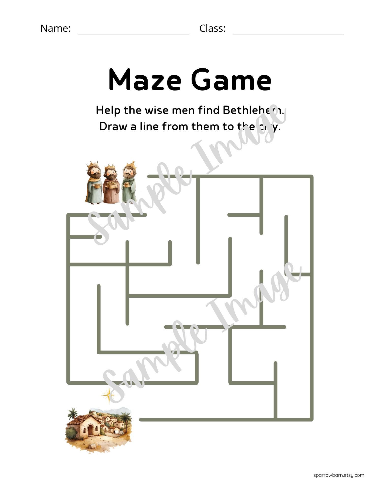 The Journey of the Wise Men Activity Pack – Sunday School Christmas ...