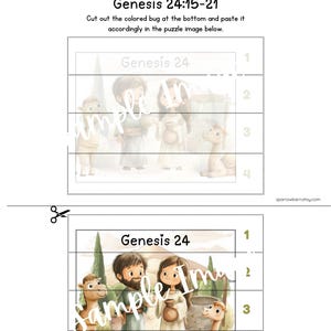 A Wife for Isaac Activity Sheets – Sunday School (PDF Download) - Etsy