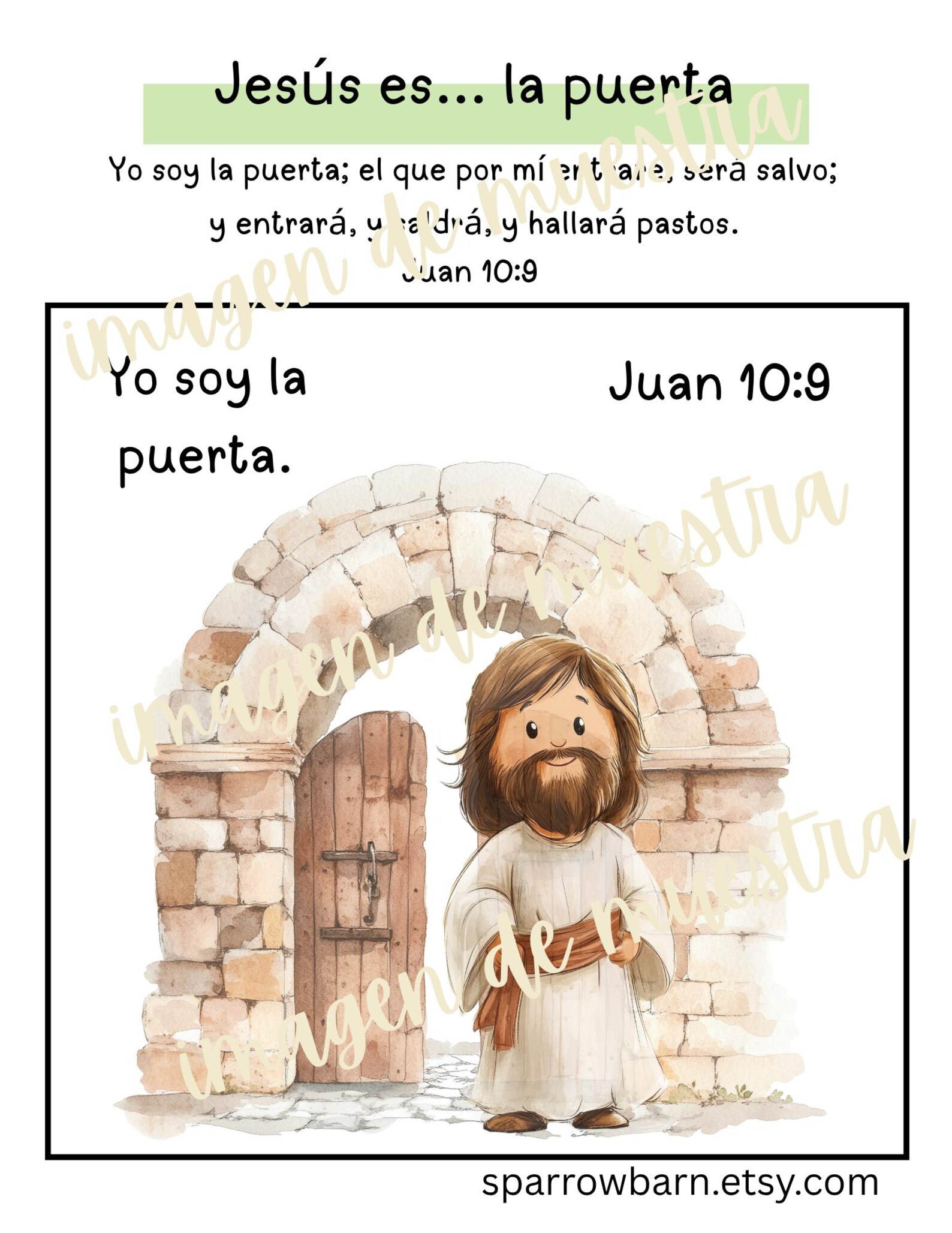 Jesús Es... 7 Carteles Con Las Declaraciones Yo Soy De Jesús - Etsy