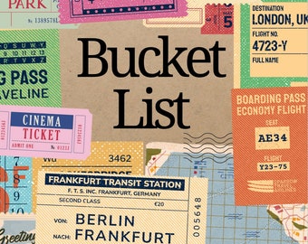 Bucket List Planner - Etsy