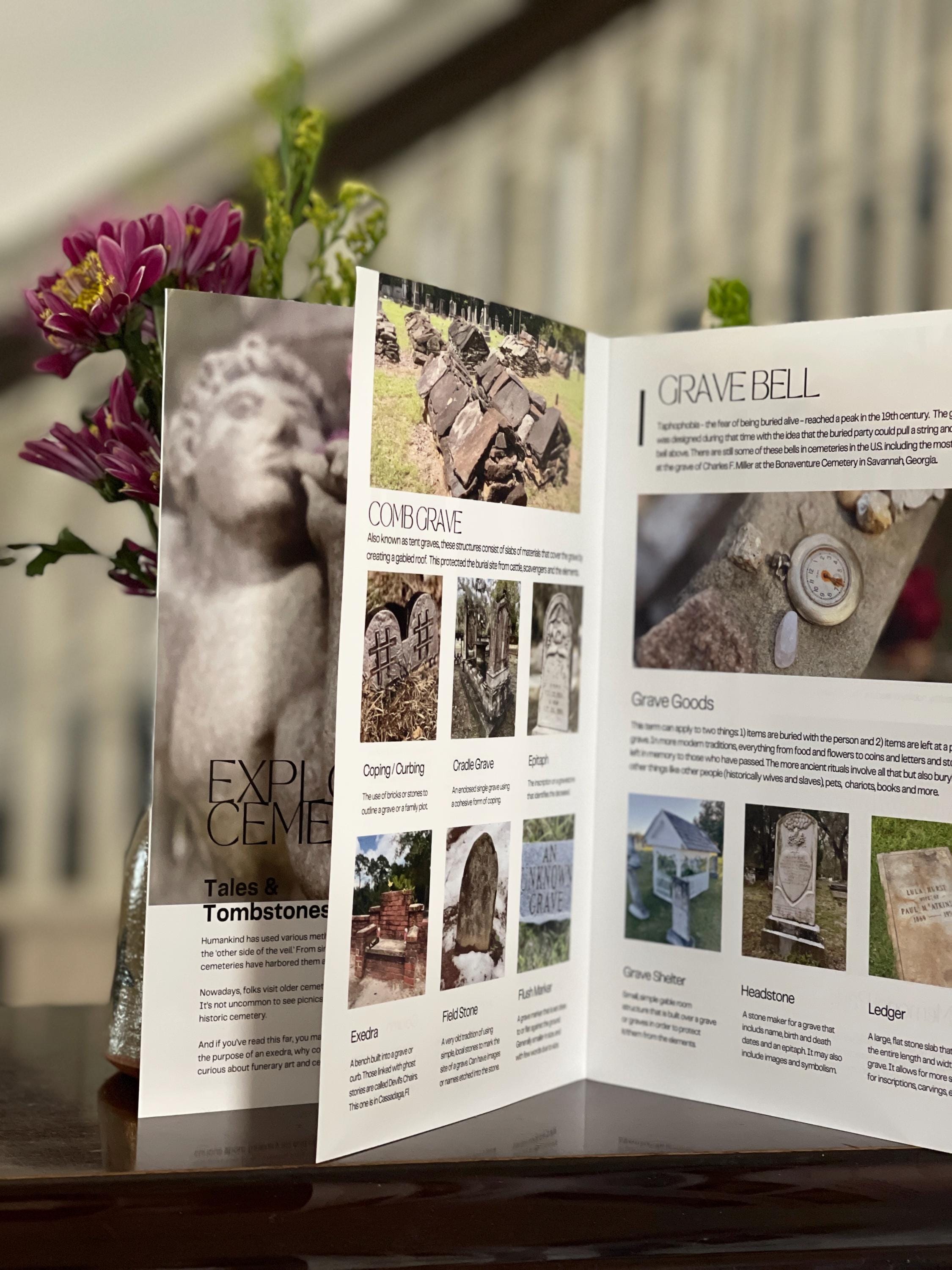 Taphophile Tombstone Tourist Bundle! Guide to Common Cemetery ...