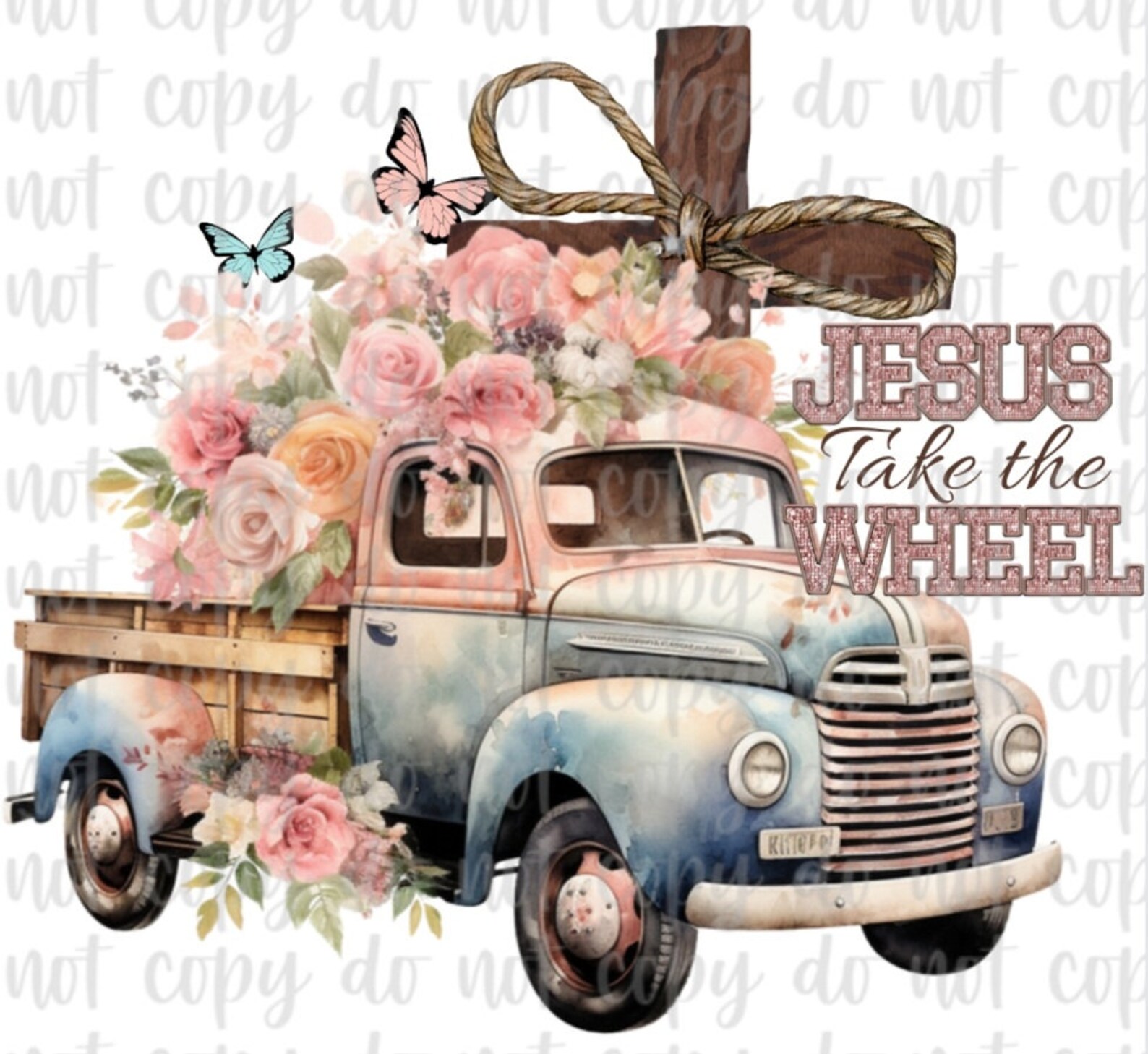 Jesus Take the Wheel Digital Png - Etsy