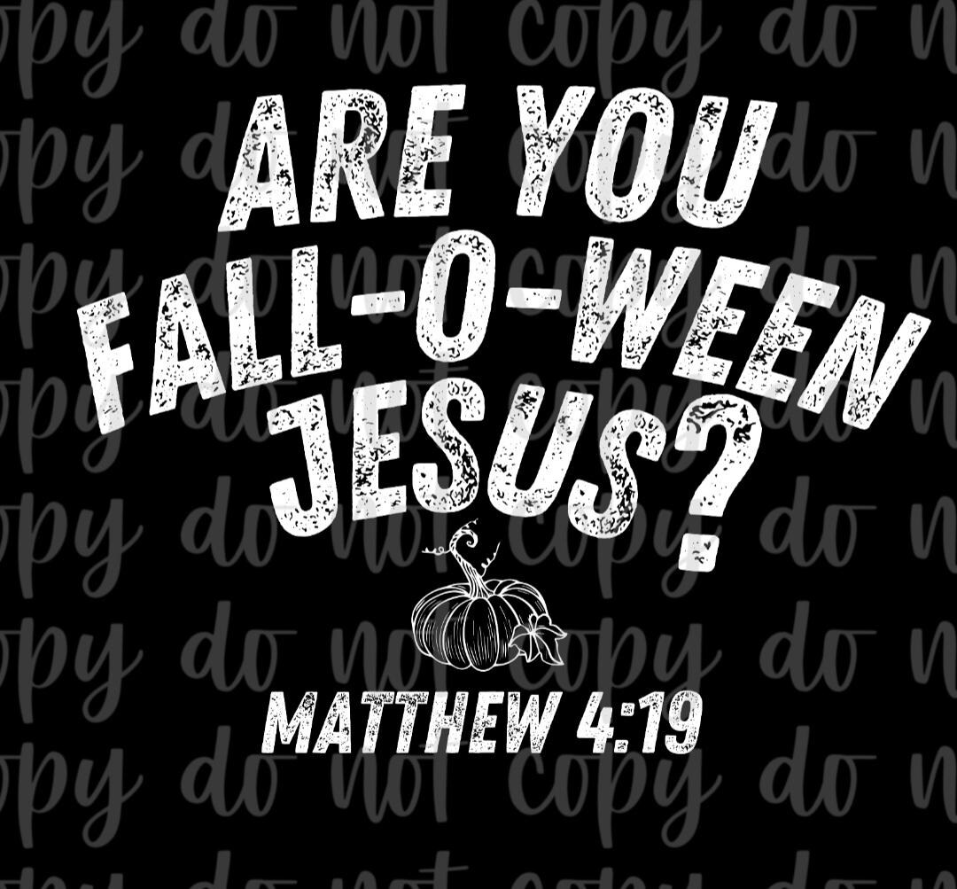 You Are Fall-o-ween Jesus Digital Png - Etsy