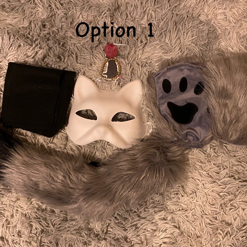 Therian mask and tail set - Etsy Polska