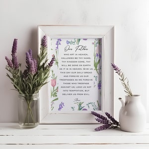 Our Father Prayer - Inspirational and Classic Prayer, Printable ...