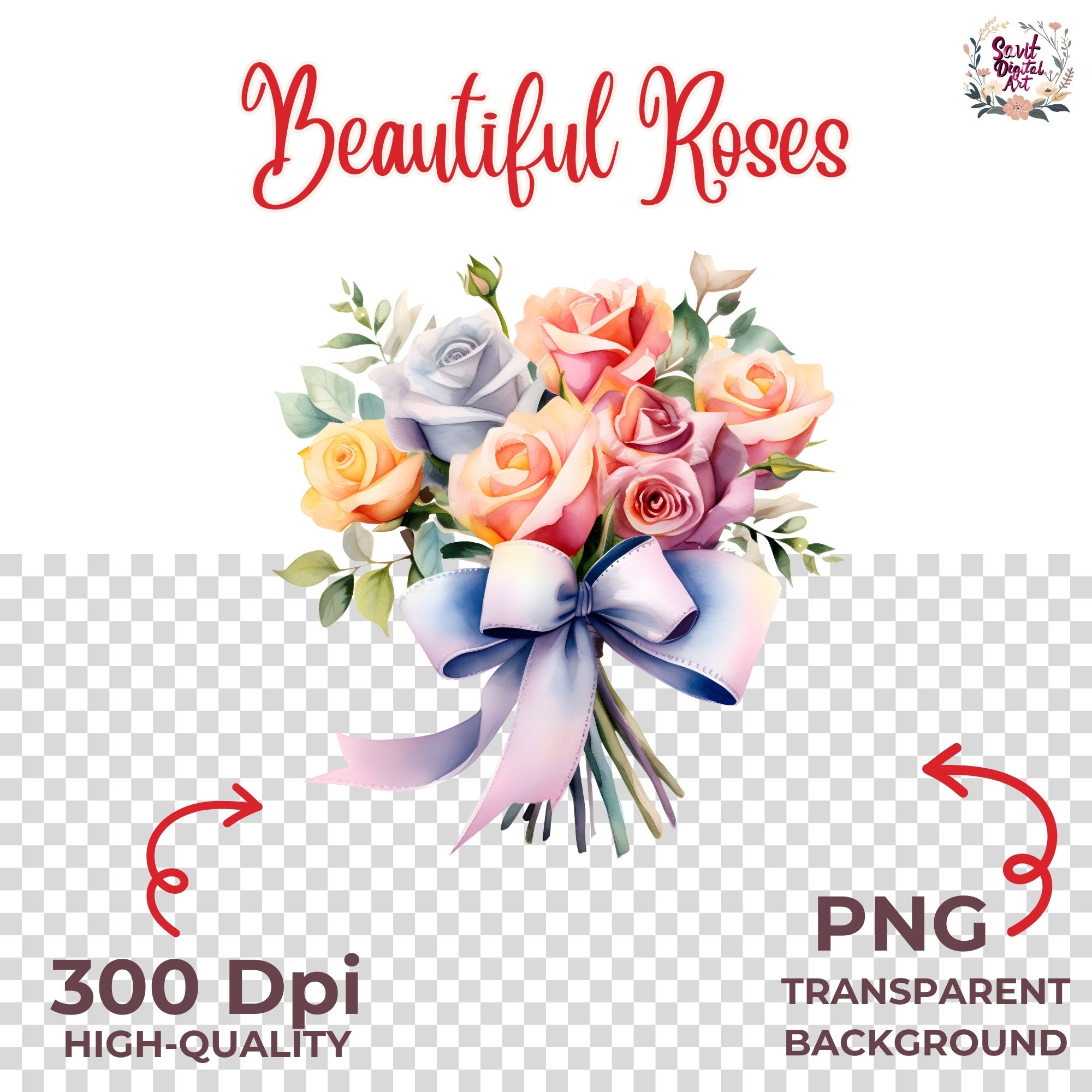 Rainbow Birthday Watercolor Clipart, Kawaii Happy Birthday Party ...