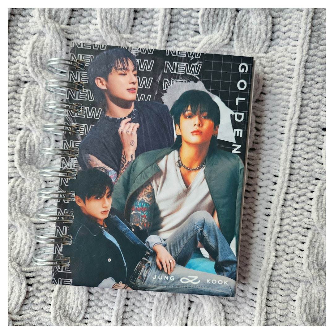 JUNGKOOK - GOLDEN - Mini Notebook - Etsy