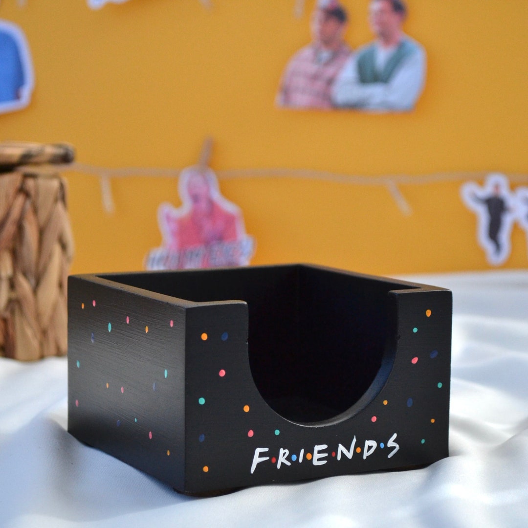 Friends Note Holder for Desk, Concrete Organizer for Paper, Friends ...