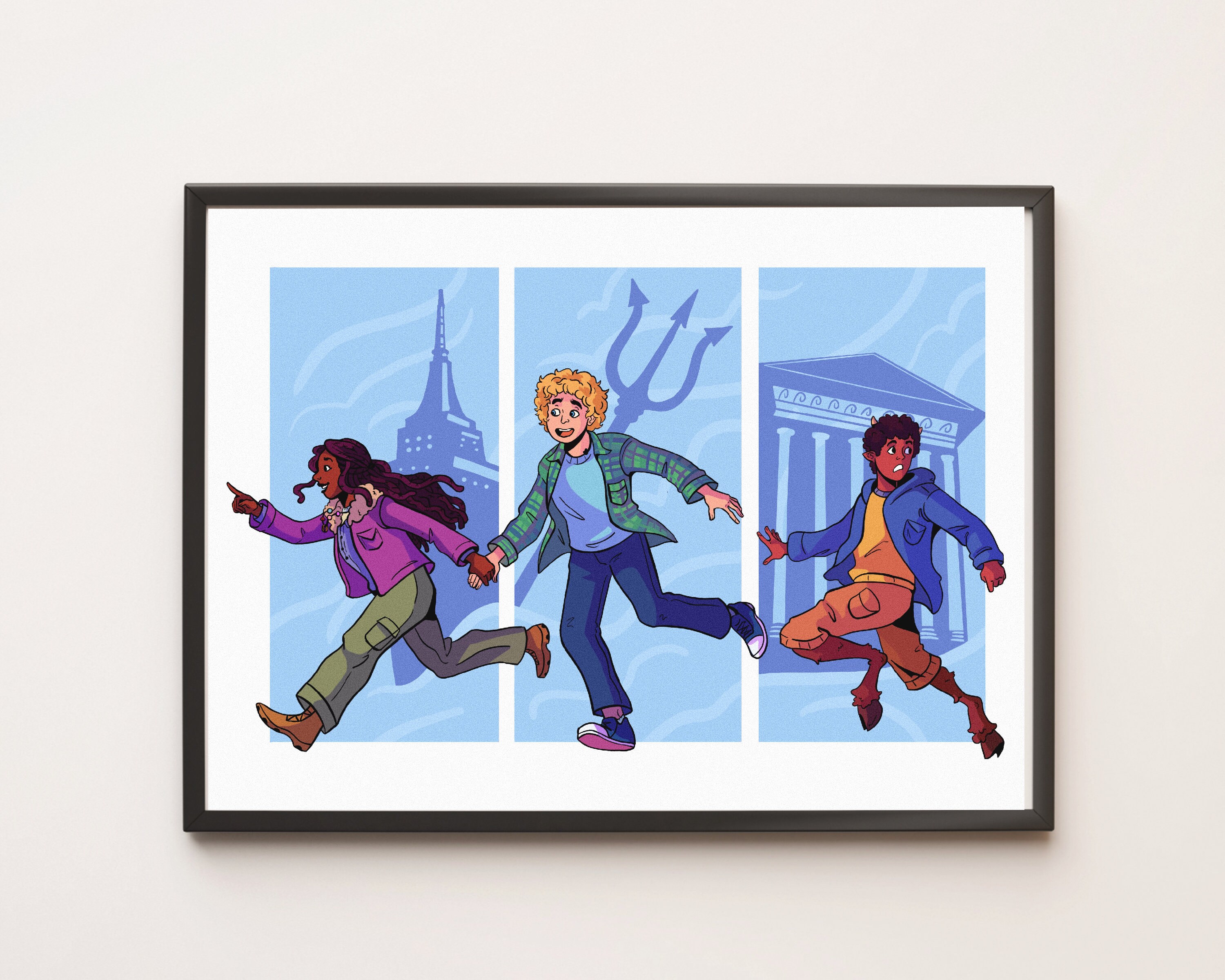 The Lightning Thief Poster - Percy Jackson and the Olympians - Etsy