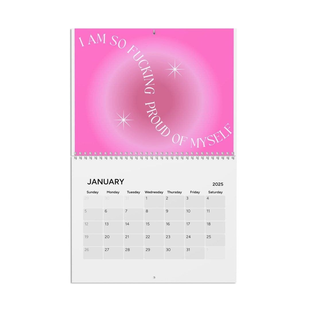 Swear Affirmations Calendar 2024 - Etsy