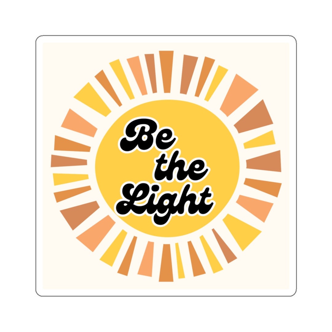 Be the Light Christian Kiss Cut Sticker Label Decal Matthew 5:14 - Etsy