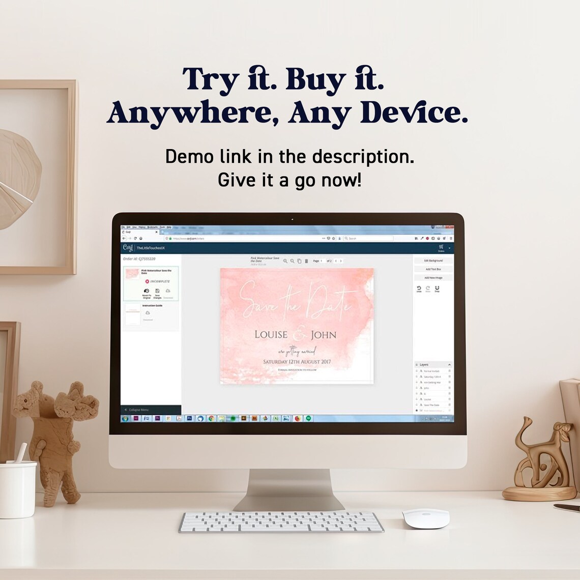 Editable Pink Rose Beauty Salon Loyalty Card Stamp Template, DIY Floral ...