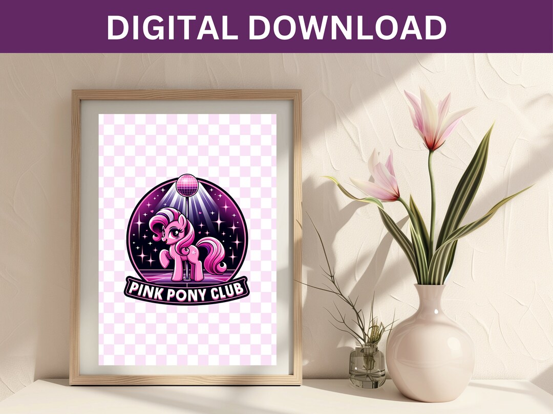 Chappell Roan Pink Pony Club Inspired Poster, Disco Pony, Printable ...