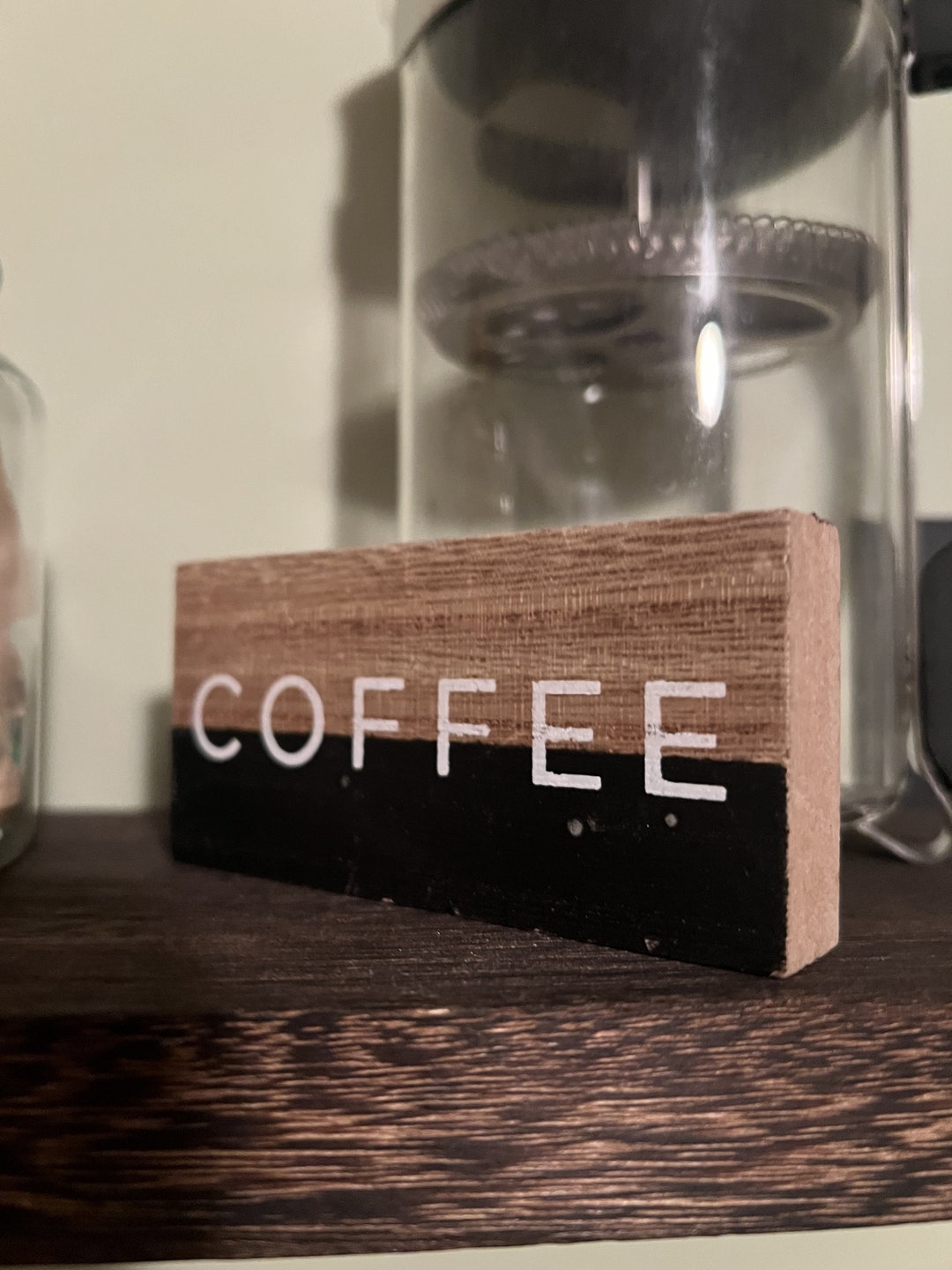 Handmade Wooden Coffee Sign REAL Oak Wood - Etsy
