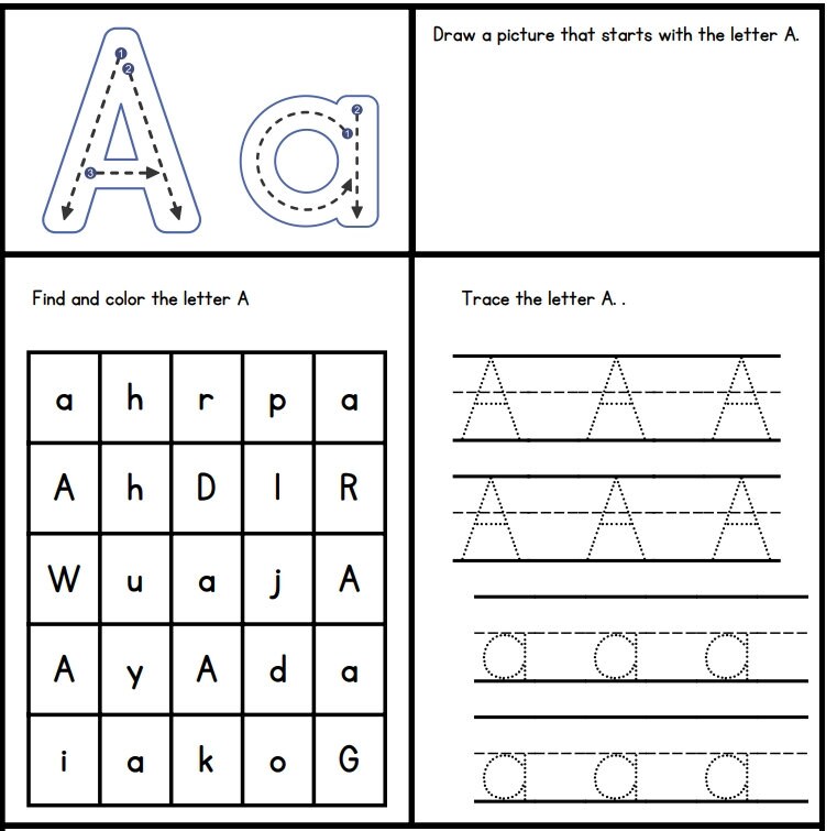 Alphabet, Coloring Book, Learning Alphabet, Tracing Alphabet - Etsy