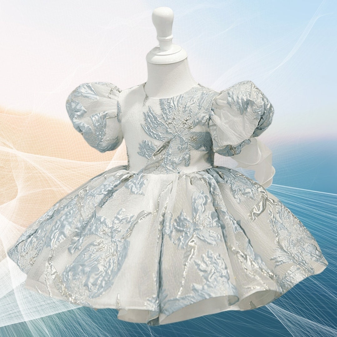 Baby Girl Princess Tutu Dress Infant Toddler Child Short Puff Sleeve ...