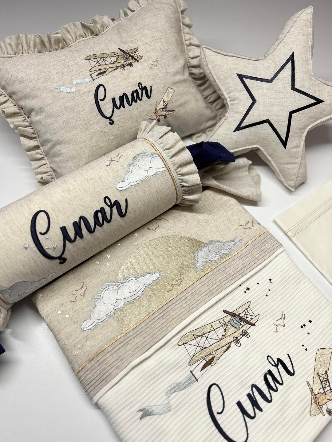 Crib Bedding Set Custom Baby Sleep Set 6 Pcs Baby Bedding Set Special ...