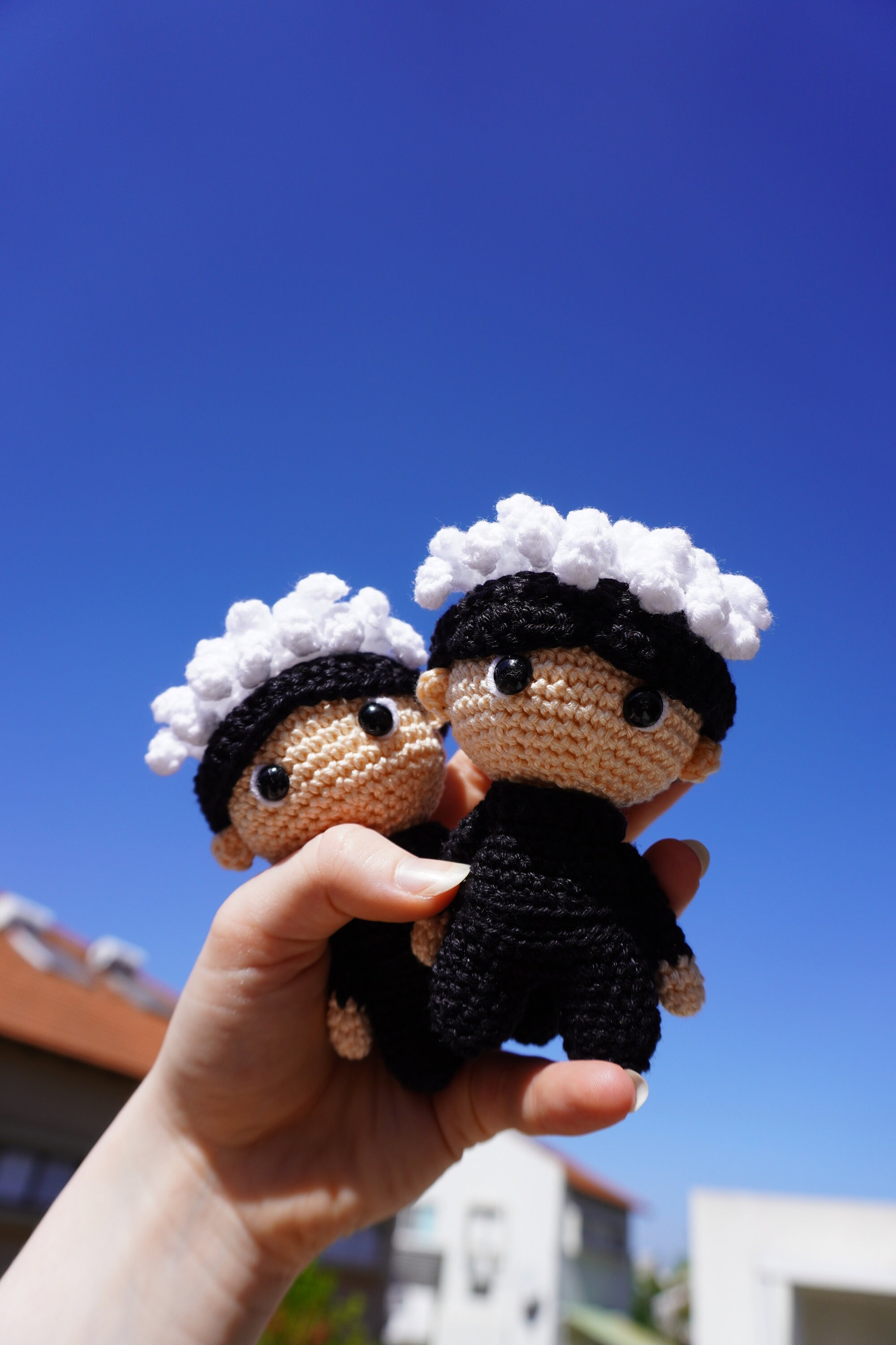 Gojo Satoru Crocheted Doll Jujutsu Kaisen Anime Gojo Satoru Amigurumi ...