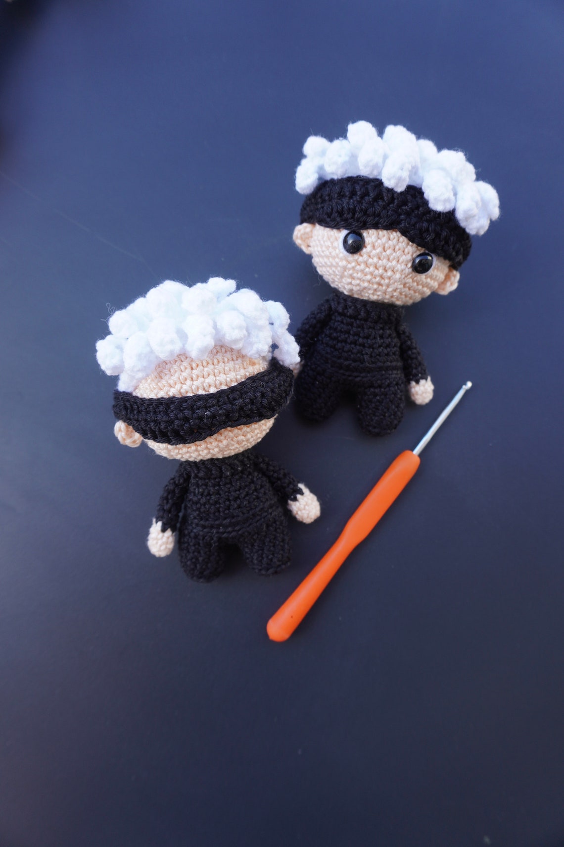 Gojo Satoru Crocheted Doll Jujutsu Kaisen Anime Gojo Satoru Amigurumi ...