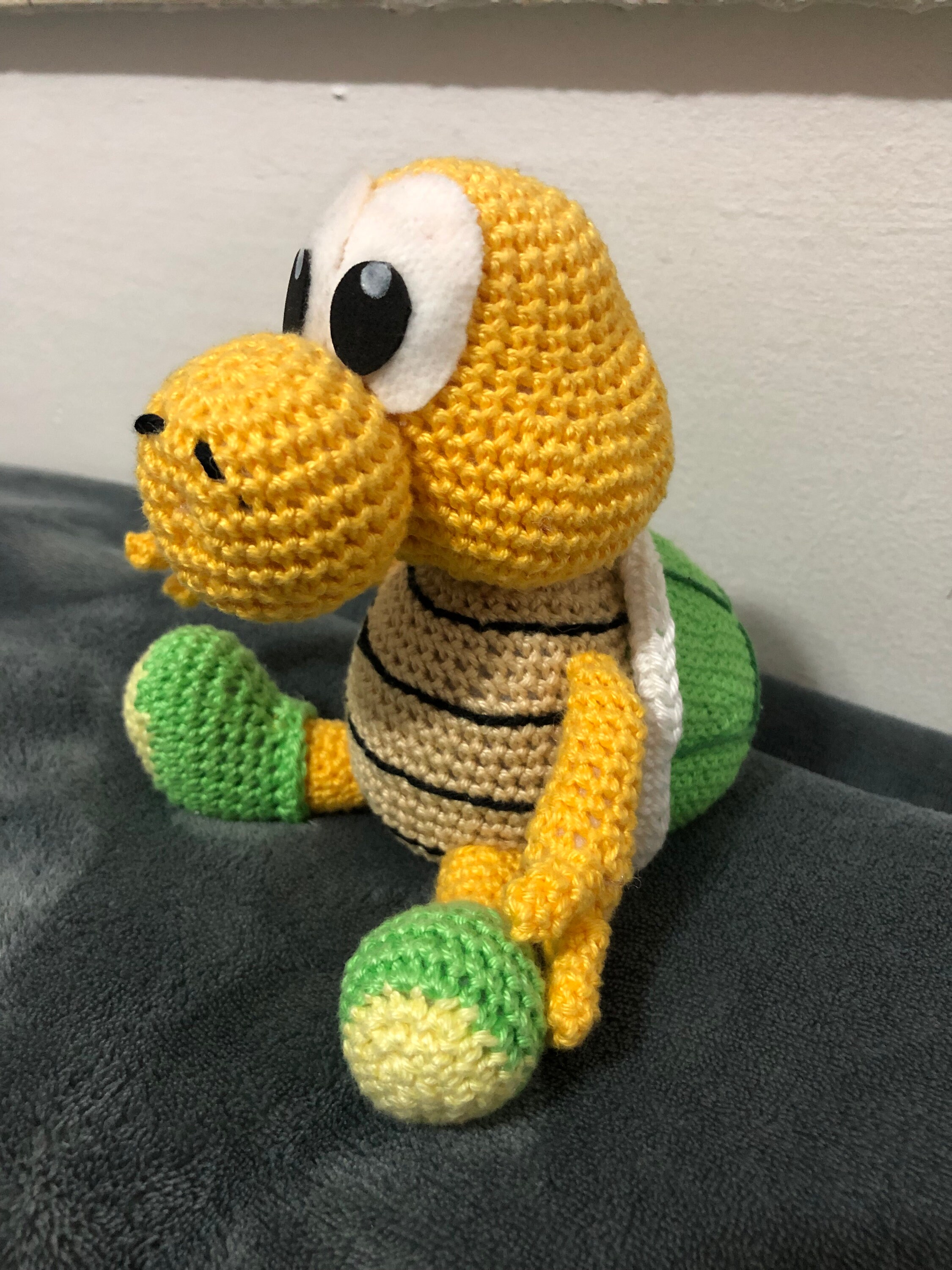 Koopa Troopa Turtle Crochet Doll super Mario Games, Movie, Amigurumi ...