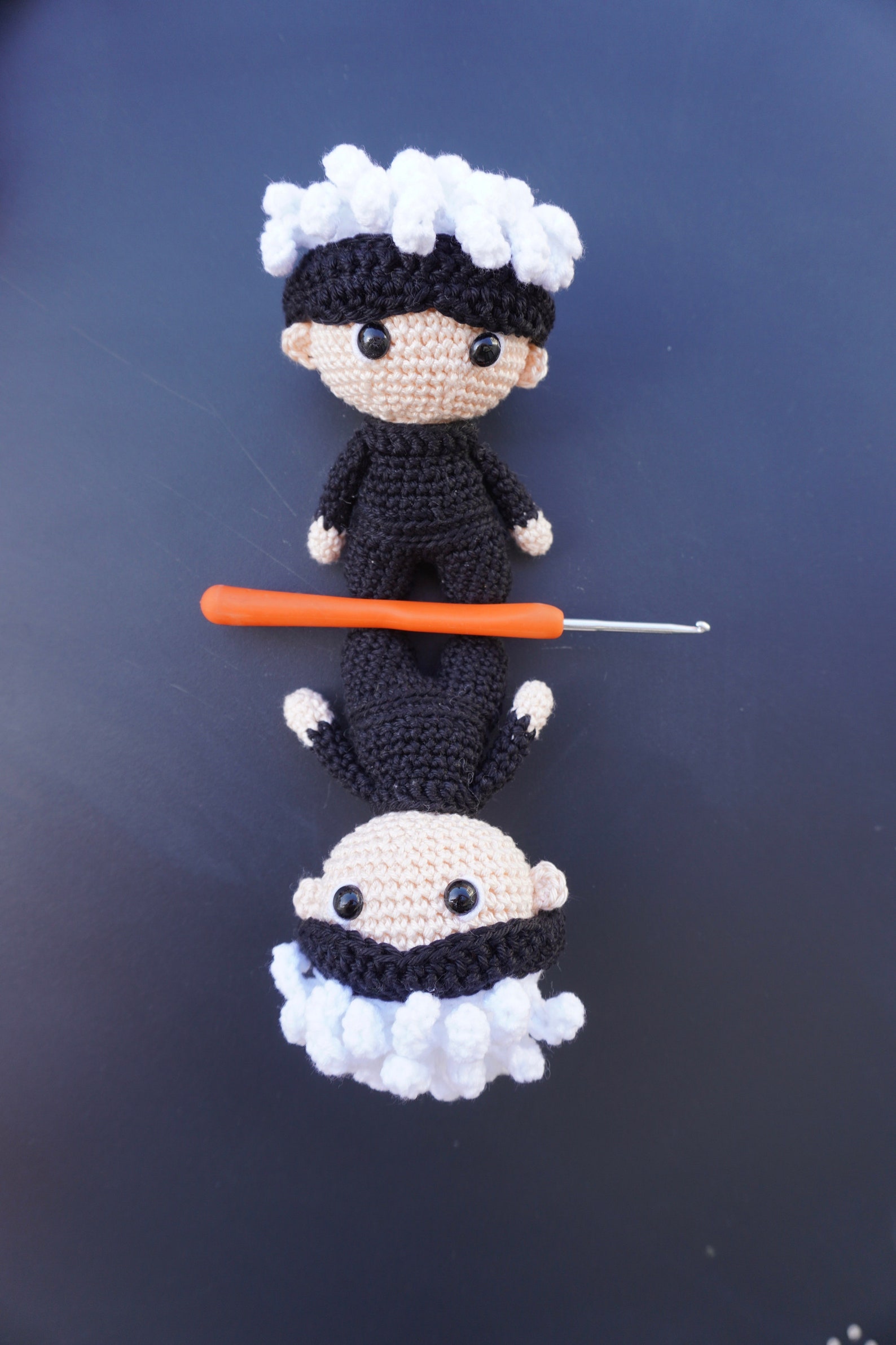 Gojo Satoru Crocheted Doll Jujutsu Kaisen Anime Gojo Satoru Amigurumi ...