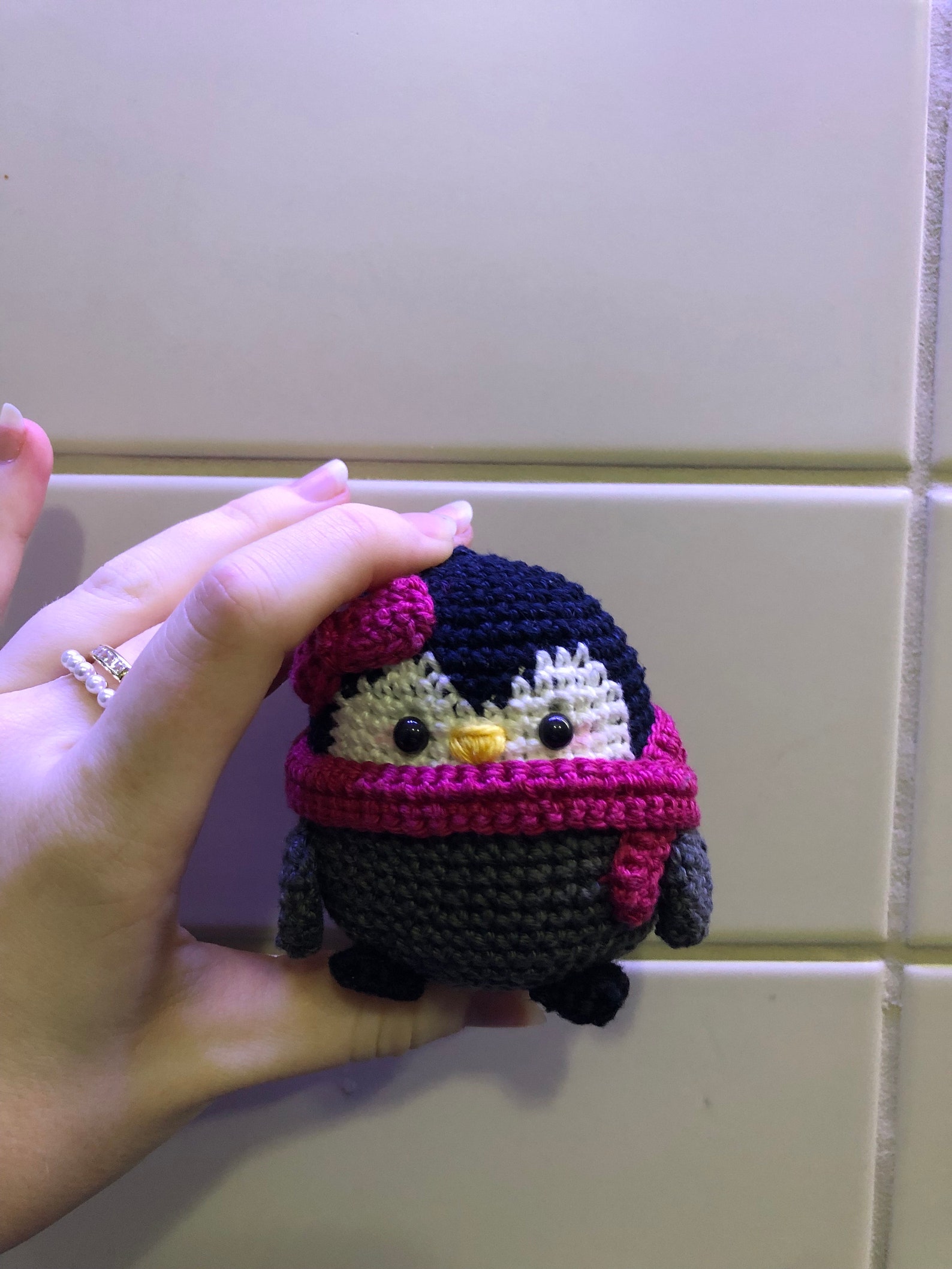 Penguin Buddies, Penguin Friends Crochet Amigurumi Doll, 8cm, Winter ...