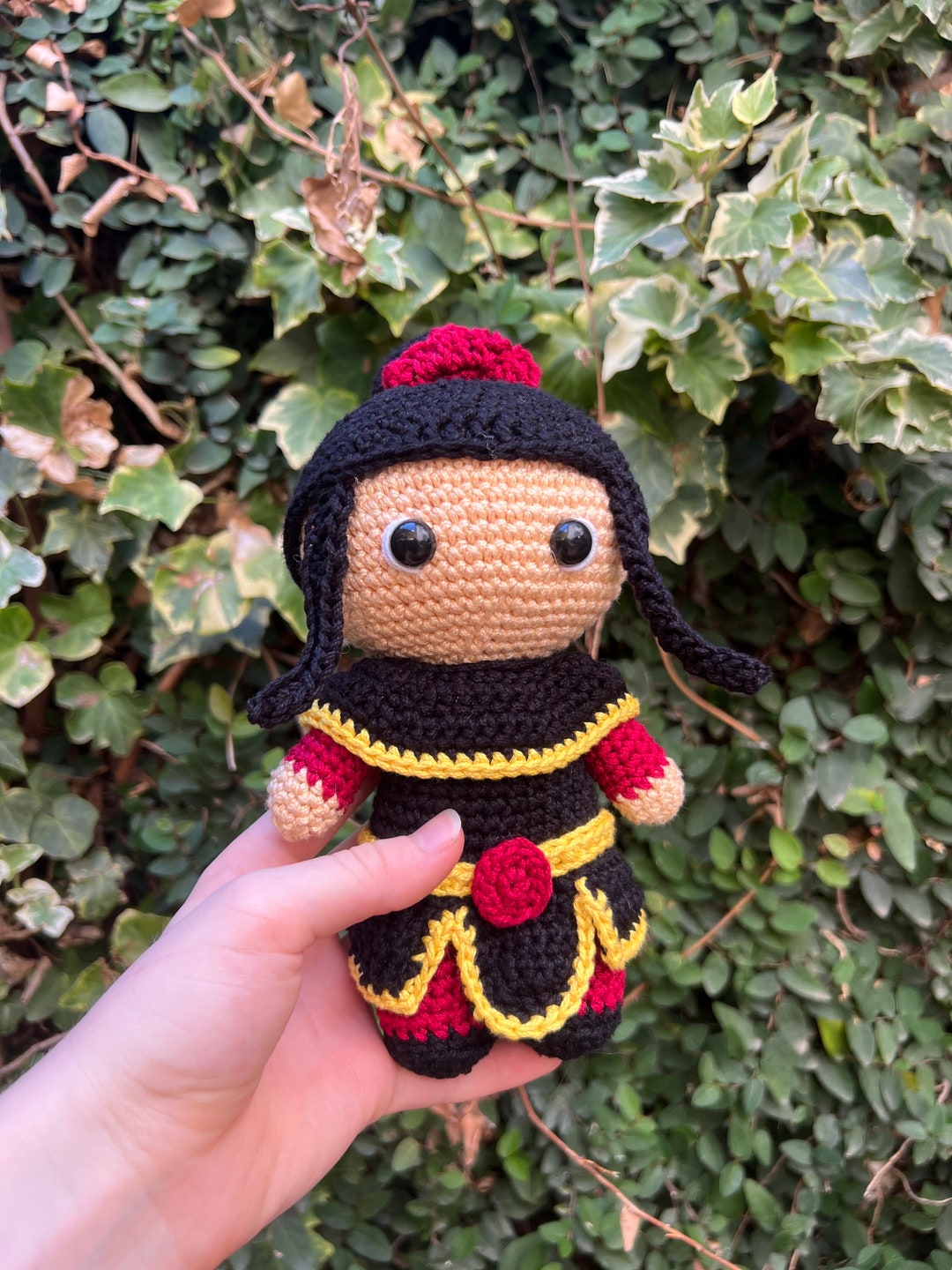 Azula Crocheted Doll - Azula From Avater Crochet Amigurumi Plushie Doll ...