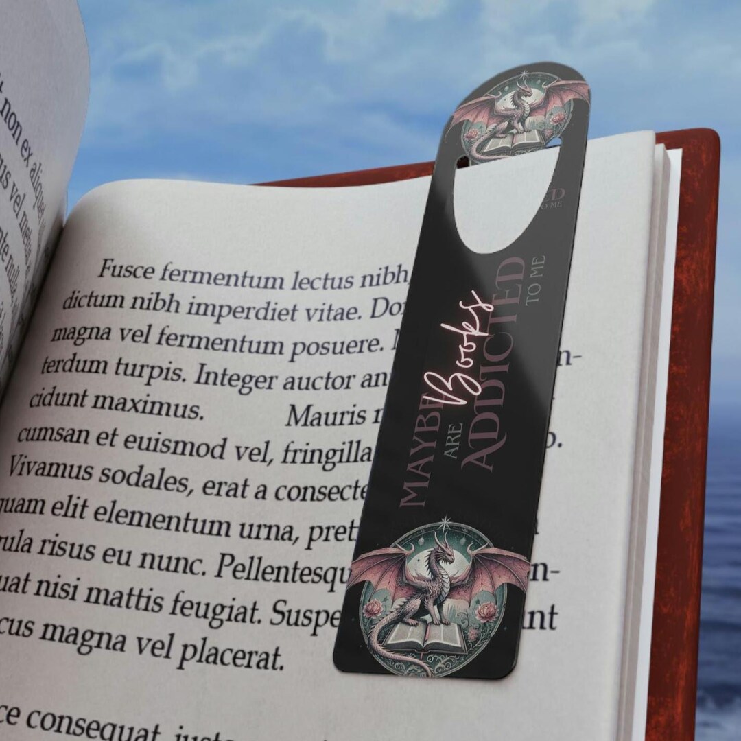 Book Dragon Bookmark, Book Lover Gift, Reading Accessories, Page Marker ...